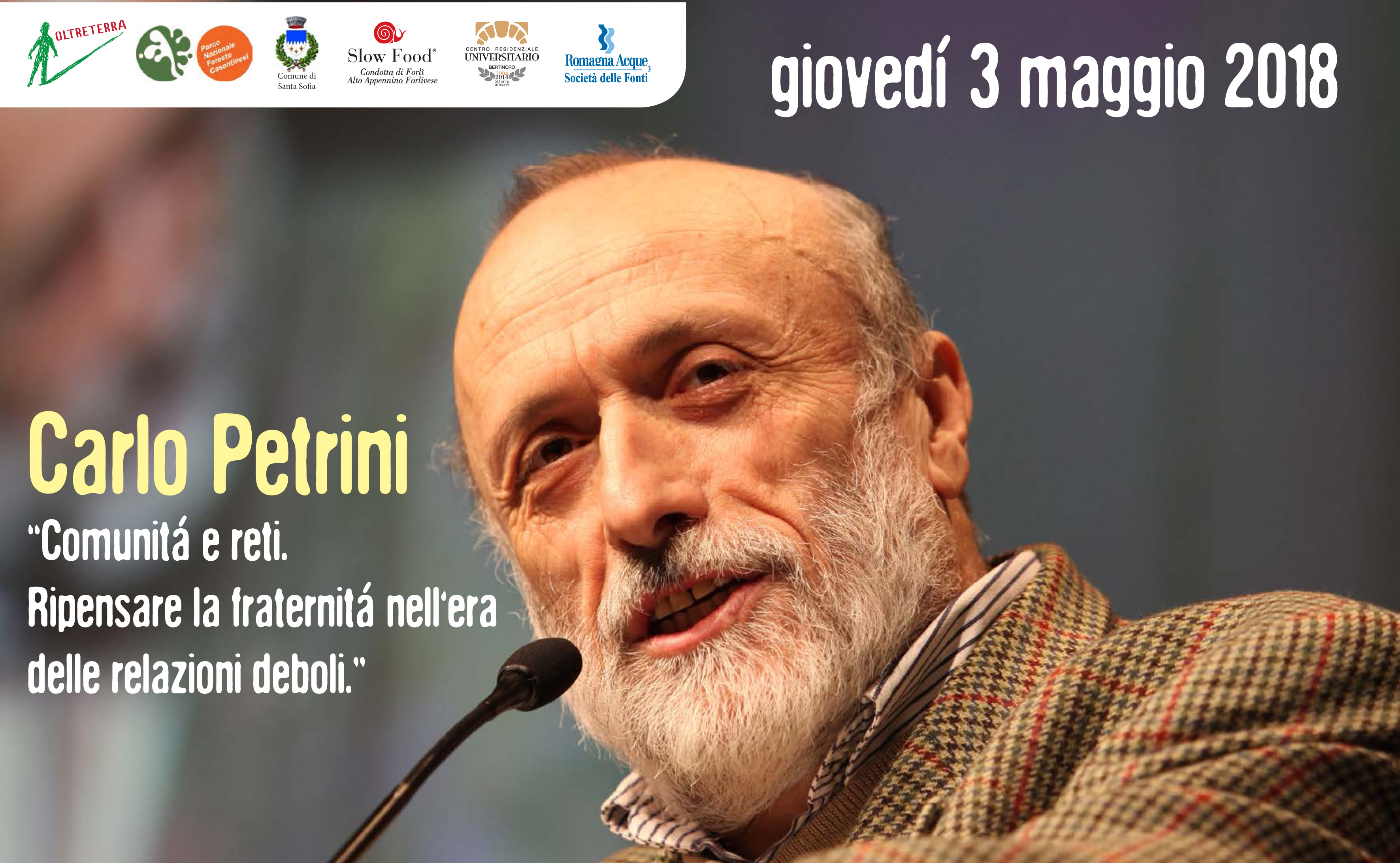 Carlo Petrini incontra il Parco | Parco Nazionale Foreste Casentinesi